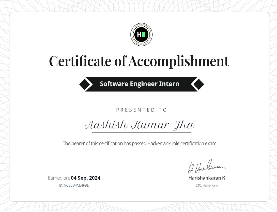 Aashish Kumar Jha on LinkedIn: #softwareengineering #python #sql # ... Aashish Kumar Jha on LinkedIn: #softwareengineering #python #sql # ...