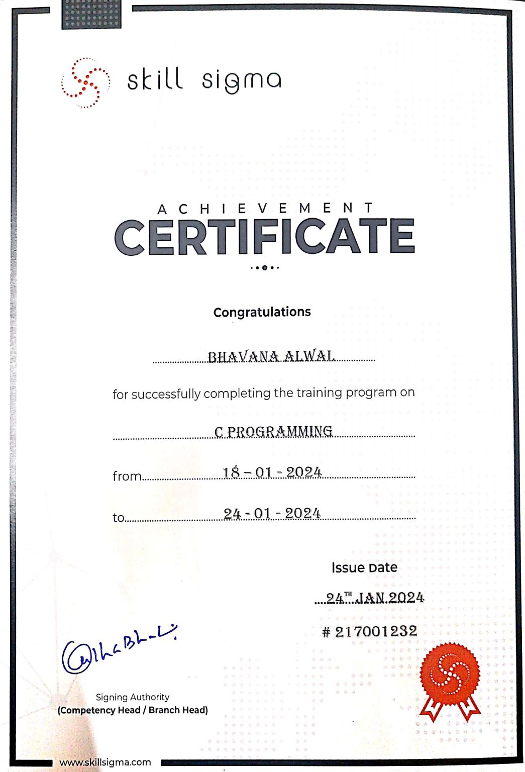Bhavana Alwal on LinkedIn: #cprogramming #certification #learning # ... Bhavana Alwal on LinkedIn: #cprogramming #certification #learning # ...
