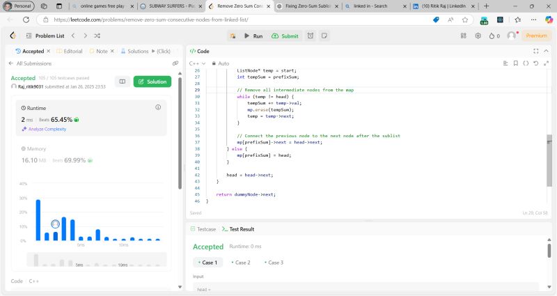 Ritik Raj on LinkedIn: 🌟 Day 7/100: LeetCode Daily Challenge 🌟 Today, I ... Ritik Raj on LinkedIn: 🌟 Day 7/100: LeetCode Daily Challenge 🌟 Today, I ...