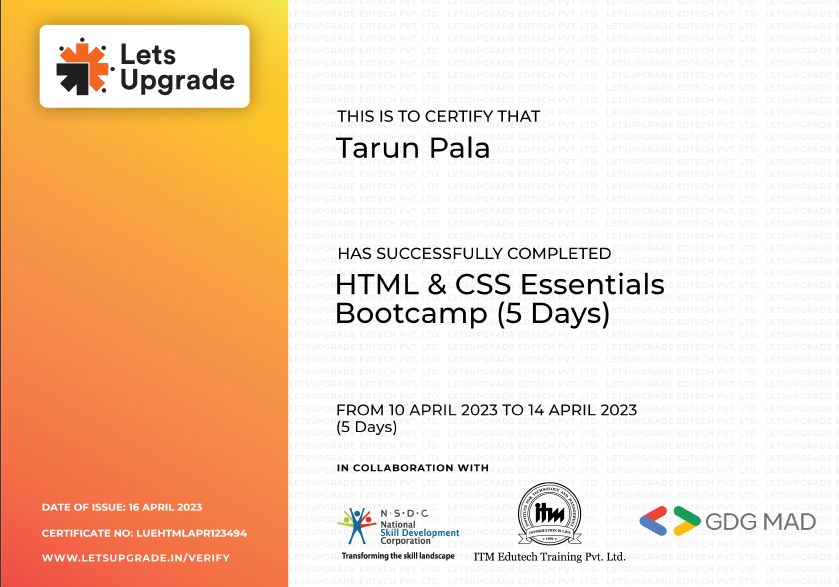 #html5 #css3 #html #css | Tarun Pala #html5 #css3 #html #css | Tarun Pala
