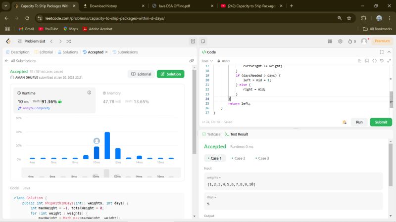 Aman Dhurve on LinkedIn: #100daysofcode #100daysofleetcode #dsa #lnct # ... Aman Dhurve on LinkedIn: #100daysofcode #100daysofleetcode #dsa #lnct # ...