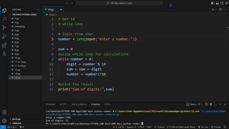 Akhil .. on LinkedIn: #100daysofpython Akhil .. on LinkedIn: #100daysofpython