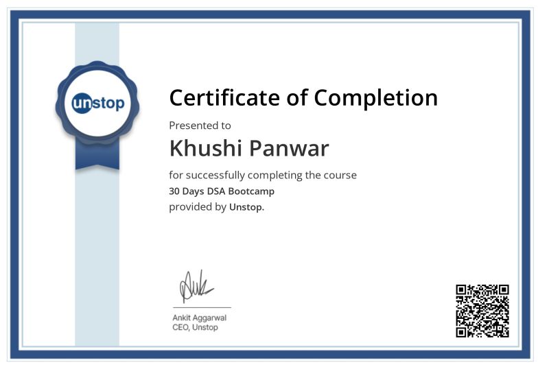 #dsa #datastructures #algorithms #bootcamp #learning #growth… | Khushi ... #dsa #datastructures #algorithms #bootcamp #learning #growth… | Khushi ...