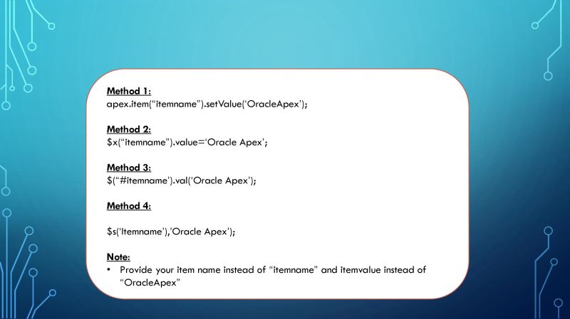 Aishwarya R on LinkedIn: #javascript #oracleapex Aishwarya R on LinkedIn: #javascript #oracleapex