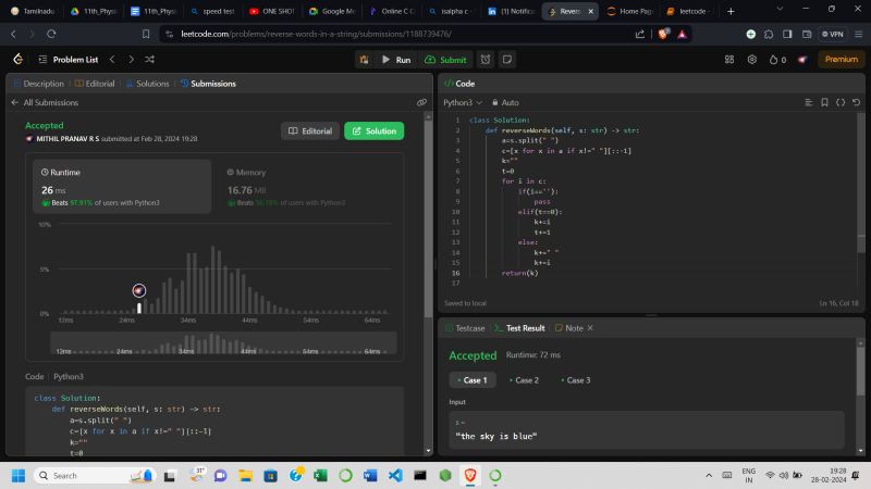 #100daysofcode #leetcode #python #codingchallenge #day27 | MITHIL ... #100daysofcode #leetcode #python #codingchallenge #day27 | MITHIL ...