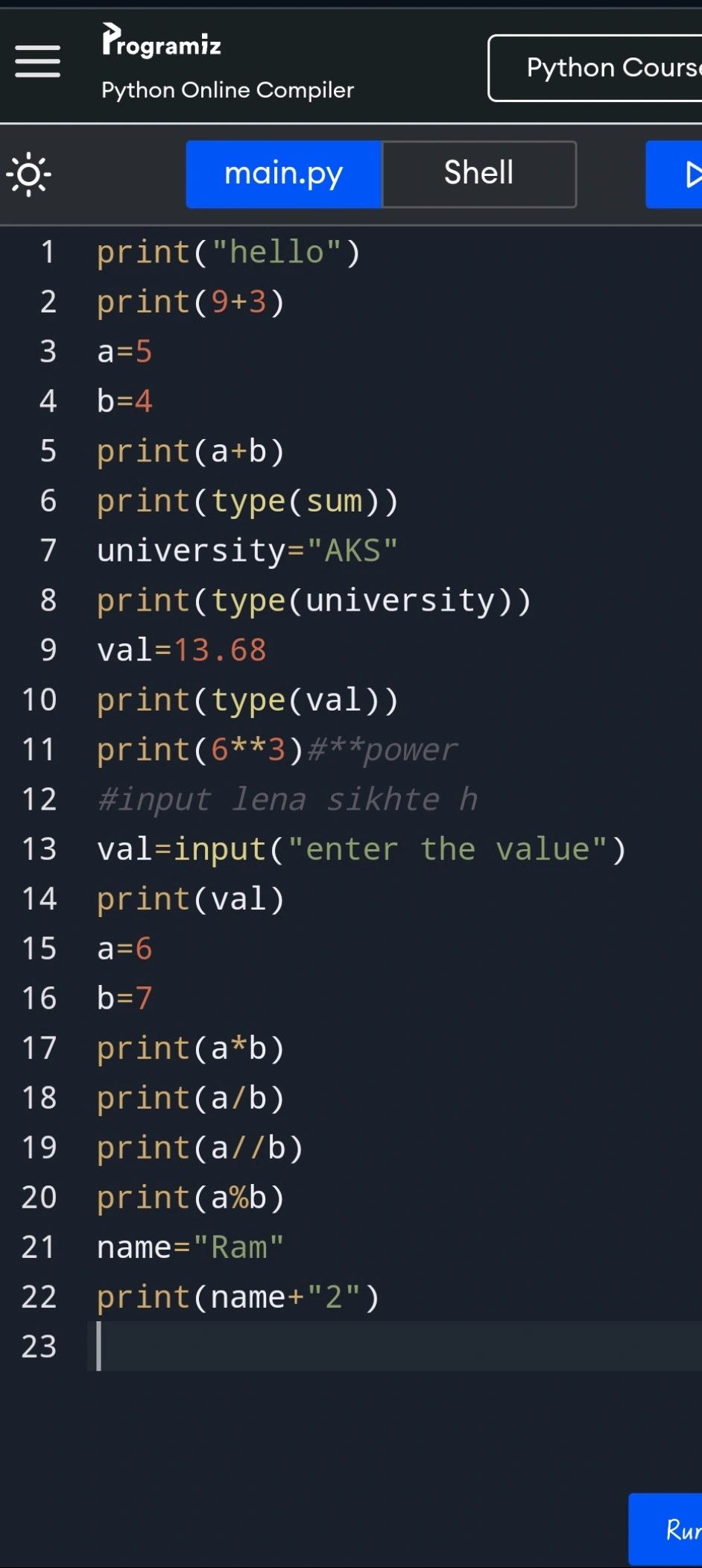 Laxmi Yadav on LinkedIn: python program Laxmi Yadav on LinkedIn: python program