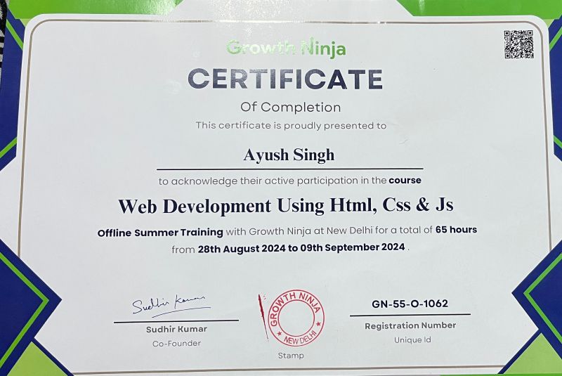 Ayush Singh on LinkedIn: #webdevelopment #html #css Ayush Singh on LinkedIn: #webdevelopment #html #css