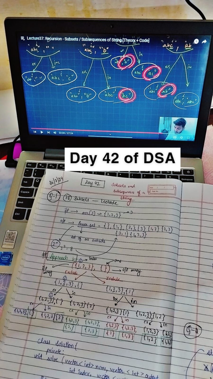 🌟 Day 42: Subsets and Subsequences 🚀 | Neeru Gangarh 🌟 Day 42: Subsets and Subsequences 🚀 | Neeru Gangarh