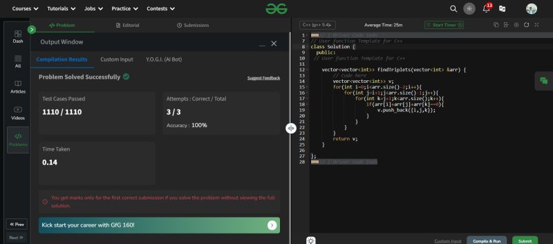 Sk Sahil Hossain on LinkedIn: #geekstreak2024 #coding #triplets # ... Sk Sahil Hossain on LinkedIn: #geekstreak2024 #coding #triplets # ...