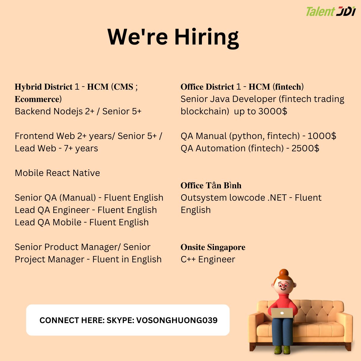 #hiring #nodejs #web #lead #react_native #manual #lead #lead… | Huong ... #hiring #nodejs #web #lead #react_native #manual #lead #lead… | Huong ...