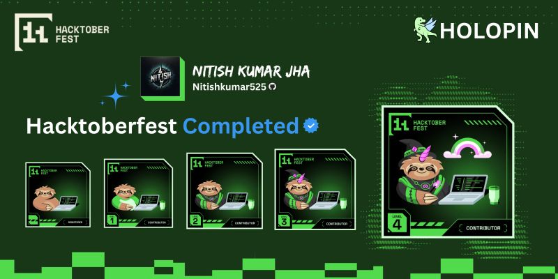 Nitish Kumar Jha on LinkedIn: #hacktoberfest2024 #hacktoberfest2024 # ... Nitish Kumar Jha on LinkedIn: #hacktoberfest2024 #hacktoberfest2024 # ...