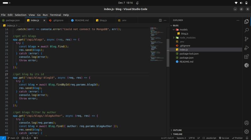 Rahul Gupta on LinkedIn: #restapi #nodejs #expressjs #mongodb #mongoose ... Rahul Gupta on LinkedIn: #restapi #nodejs #expressjs #mongodb #mongoose ...