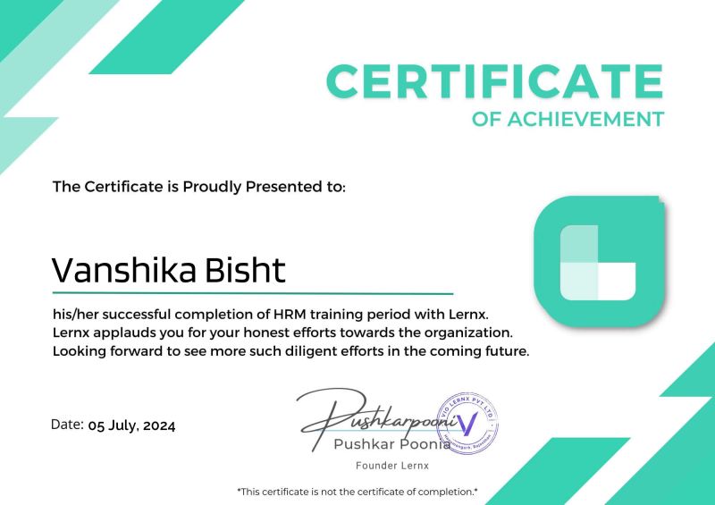 Vanshika Bisht on LinkedIn: #internshipexperience #professionalgrowth # ... Vanshika Bisht on LinkedIn: #internshipexperience #professionalgrowth # ...