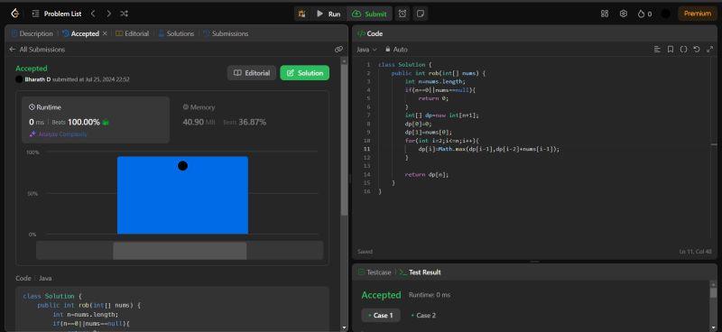 Day 33 of 100 Days of Code Challenge: LeetCode | Bharath D Day 33 of 100 Days of Code Challenge: LeetCode | Bharath D