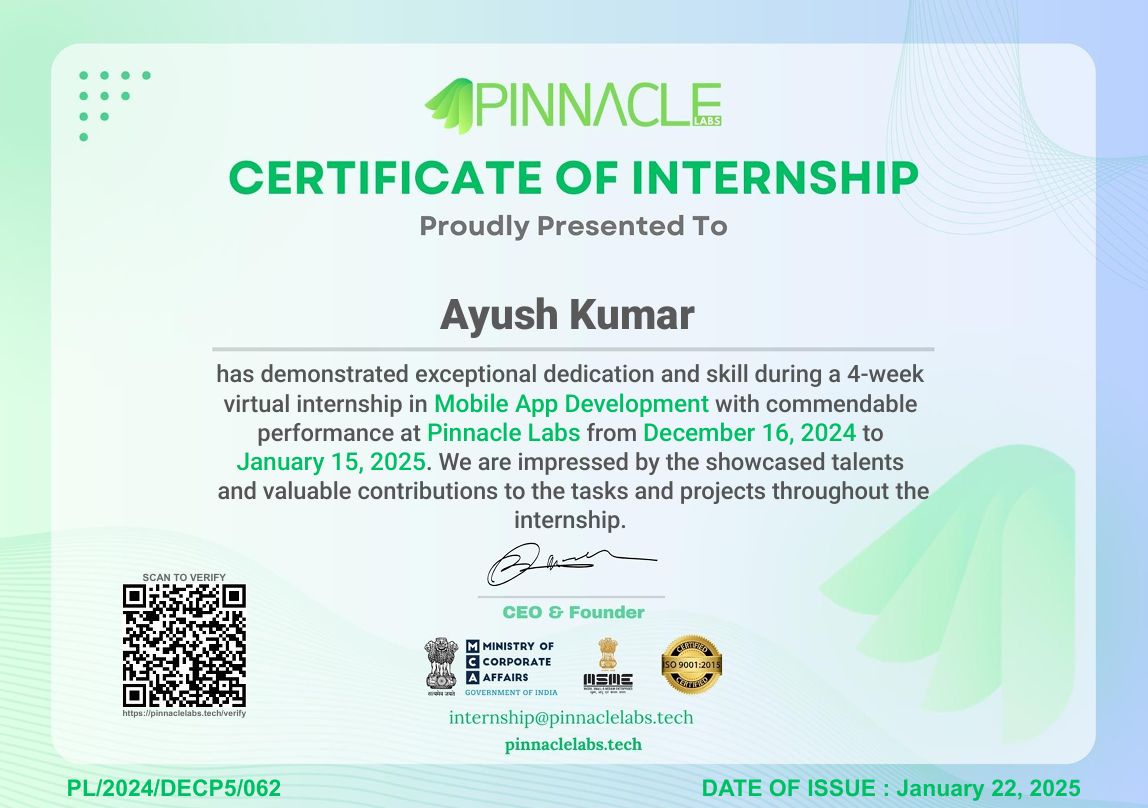 Ayush Kumar on LinkedIn: #androiddevelopment #kotlin #flutter #mvvm # ... Ayush Kumar on LinkedIn: #androiddevelopment #kotlin #flutter #mvvm # ...
