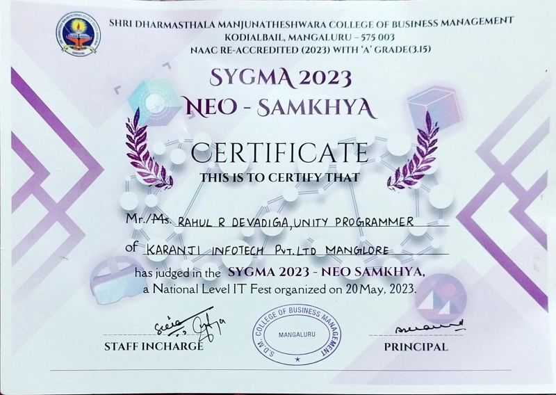Rahul R. Devadiga on LinkedIn: #sygma2023 #python #c #java #coding # ... Rahul R. Devadiga on LinkedIn: #sygma2023 #python #c #java #coding # ...