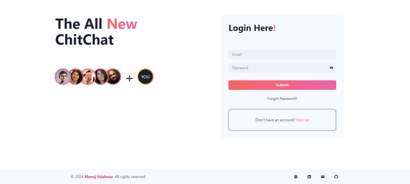 MANOJ VAISHNAV on LinkedIn: #chitchat #mernstack #project # ... MANOJ VAISHNAV on LinkedIn: #chitchat #mernstack #project # ...