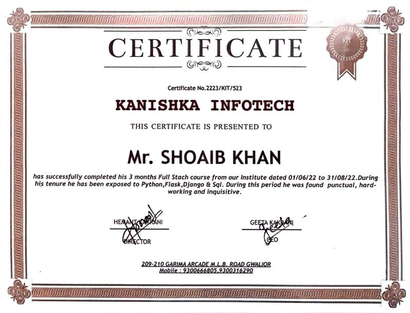 Finished Python course with Django and SQL! | Shoaib Khan posted on the ... Finished Python course with Django and SQL! | Shoaib Khan posted on the ...