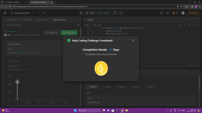 Jeanish Verma on LinkedIn: #potd #day18coding #leetcode #problemsolving ... Jeanish Verma on LinkedIn: #potd #day18coding #leetcode #problemsolving ...