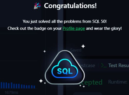 Manoj S on LinkedIn: SQL 50 - Checkmate ! #leetcode #sql Manoj S on LinkedIn: SQL 50 - Checkmate ! #leetcode #sql