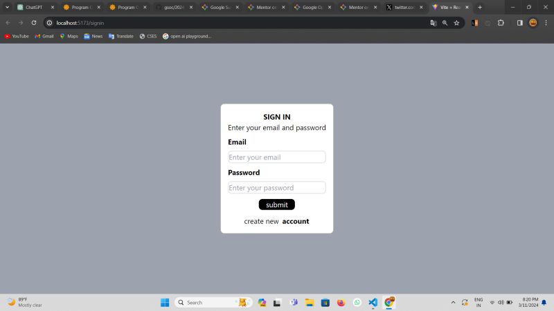 I used React and express to construct a scrappy blog application that ... I used React and express to construct a scrappy blog application that ...