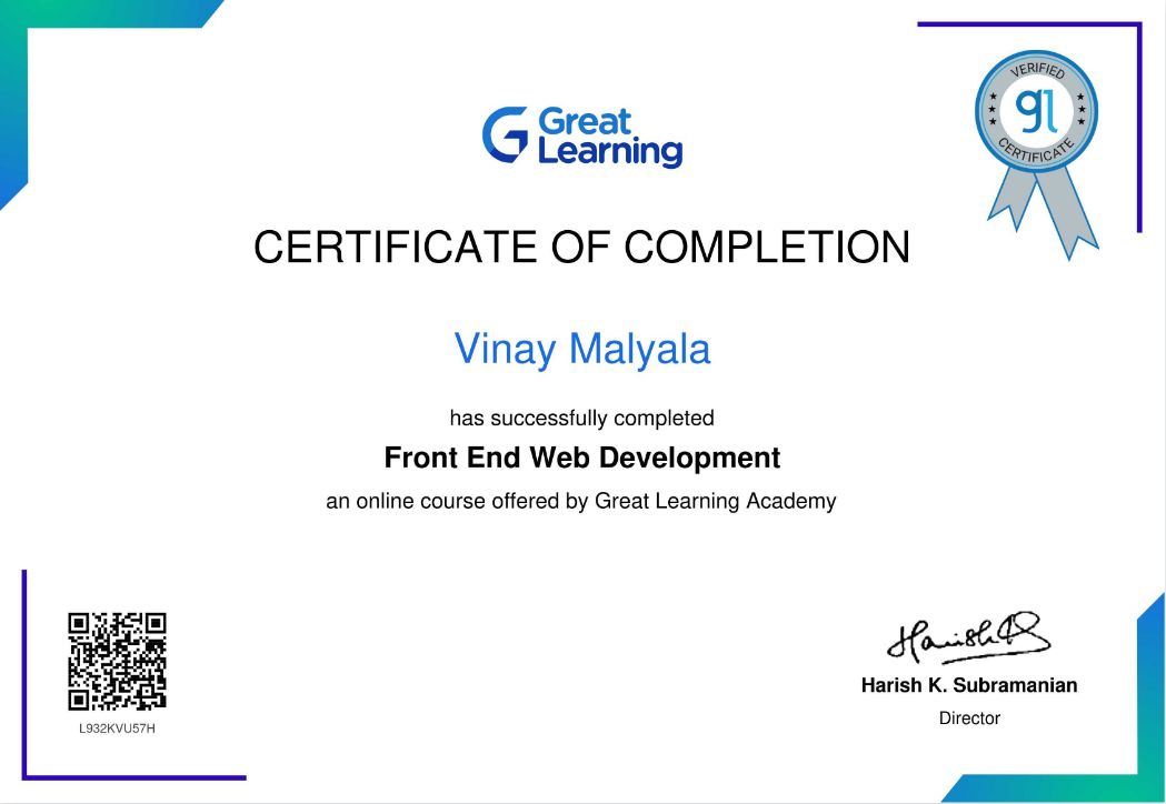 Vinay Malyala on LinkedIn: #html #css #javascript #frontend Vinay Malyala on LinkedIn: #html #css #javascript #frontend