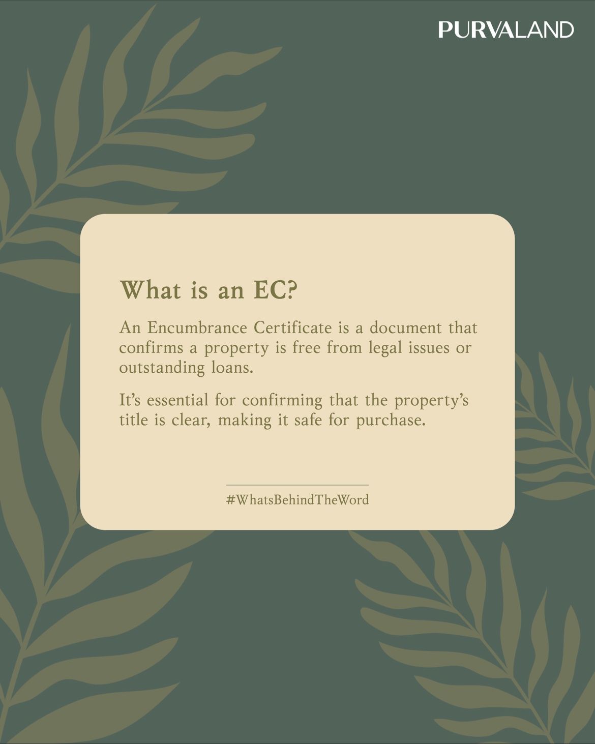 Encumbrance Certificate for real estate deal by Purva Land | Purva Land ... Encumbrance Certificate for real estate deal by Purva Land | Purva Land ...