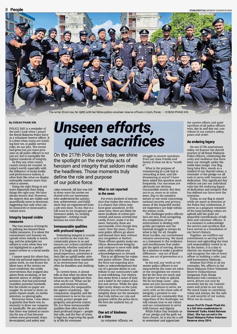 Cheah Phaik Kin on LinkedIn: Happy 217th Police Day to our everyday ... Cheah Phaik Kin on LinkedIn: Happy 217th Police Day to our everyday ...
