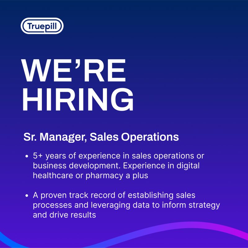 Truepill on LinkedIn: #truepill #hiring Truepill on LinkedIn: #truepill #hiring