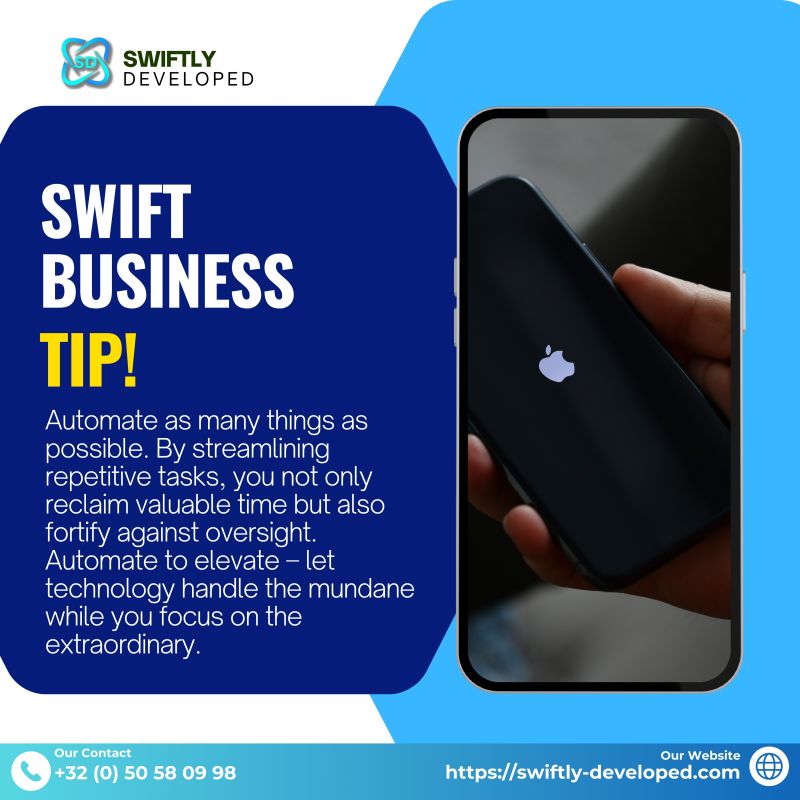 Swiftly Developed on LinkedIn: #businesstips #iosappdevelopment # ... Swiftly Developed on LinkedIn: #businesstips #iosappdevelopment # ...