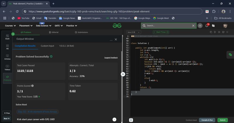 #geekstreak2025 #gfg160 #dsa #coding #problemsolving #binarysearch ... #geekstreak2025 #gfg160 #dsa #coding #problemsolving #binarysearch ...