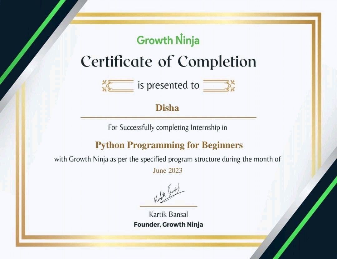 #learning #pythonprogramming #future #grateful | Disha Acharya #learning #pythonprogramming #future #grateful | Disha Acharya