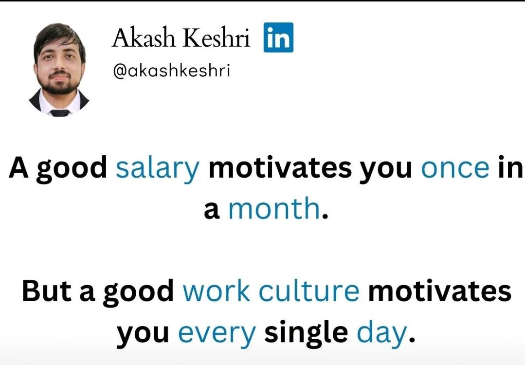 Akash Keshri on LinkedIn: #salary #month #workculture #every # ... Akash Keshri on LinkedIn: #salary #month #workculture #every # ...