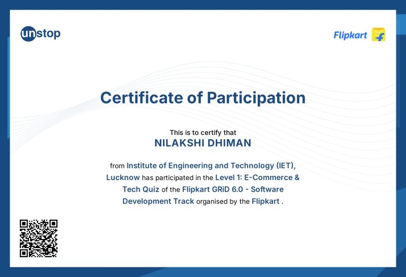 Nilakshi Dhiman on LinkedIn: #flipkartgrid #competitions # ... Nilakshi Dhiman on LinkedIn: #flipkartgrid #competitions # ...