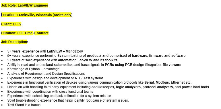 Mamatha Kandukuri on LinkedIn: Hello Connections, Need LabVIEW Engineer ... Mamatha Kandukuri on LinkedIn: Hello Connections, Need LabVIEW Engineer ...