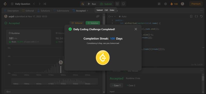 Anjali Tiwari on LinkedIn: #leetcode #codingmilestone #consistency # ... Anjali Tiwari on LinkedIn: #leetcode #codingmilestone #consistency # ...