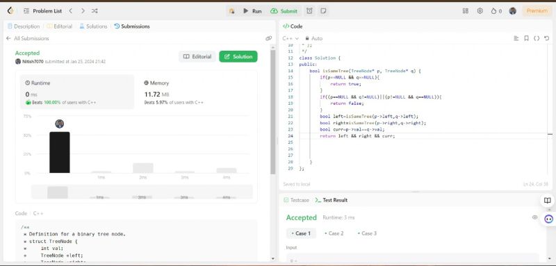 #75daysofcoding #dsa #cpp #codingchallenge #leetcode | Nitish Rai #75daysofcoding #dsa #cpp #codingchallenge #leetcode | Nitish Rai