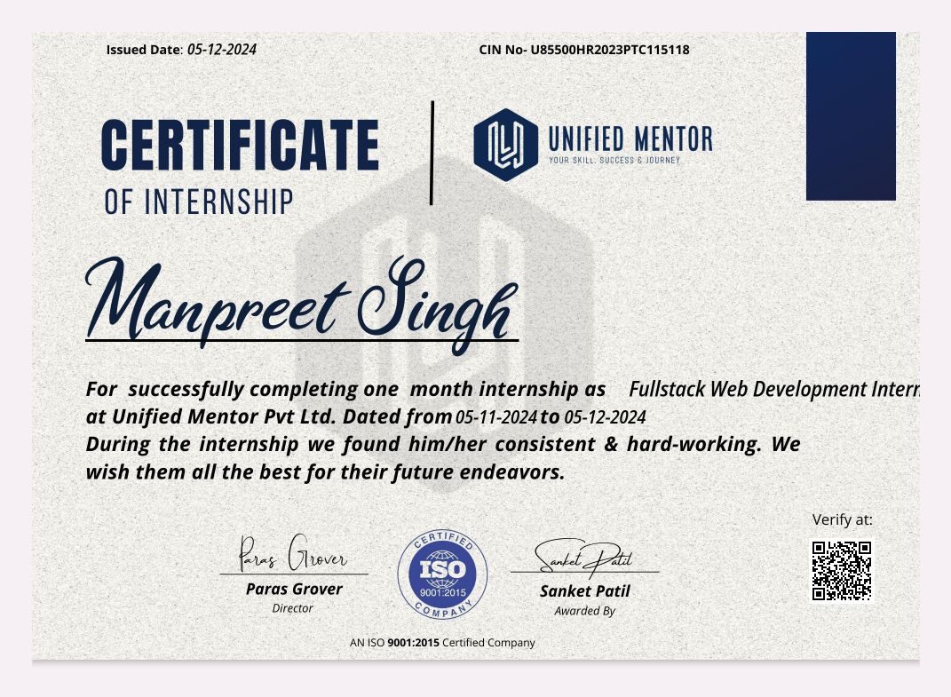 Manpreet Singh on LinkedIn: #webdevelopment #internshipexperience # ... Manpreet Singh on LinkedIn: #webdevelopment #internshipexperience # ...