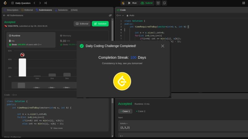 YASH PATIL on LinkedIn: #100daysofcode #leetcode #consistency YASH PATIL on LinkedIn: #100daysofcode #leetcode #consistency