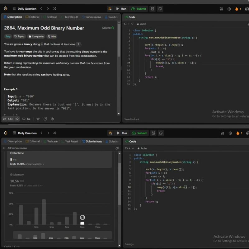 How I solved a binary problem on LeetCode | Reshu Singh posted on the ... How I solved a binary problem on LeetCode | Reshu Singh posted on the ...