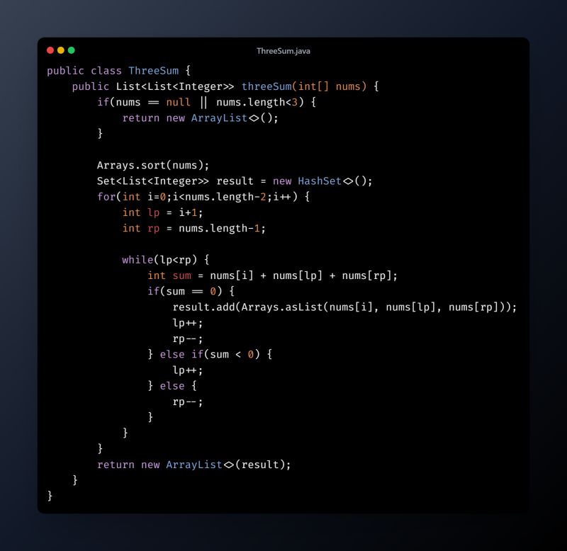 Shekhar Singh on LinkedIn: #leetcode #3sum #algorithms #codingchallenge ... Shekhar Singh on LinkedIn: #leetcode #3sum #algorithms #codingchallenge ...