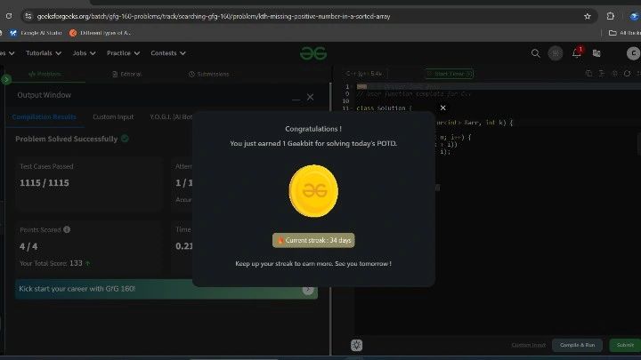 Chandrashekhar Mishra on LinkedIn: #gfg160 #gfg160 #geekstreak2024 Chandrashekhar Mishra on LinkedIn: #gfg160 #gfg160 #geekstreak2024