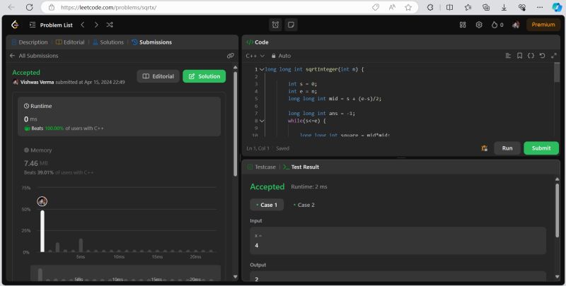 Vishwas Verma on LinkedIn: #codingchallenge #leetcode #datastructures # ... Vishwas Verma on LinkedIn: #codingchallenge #leetcode #datastructures # ...