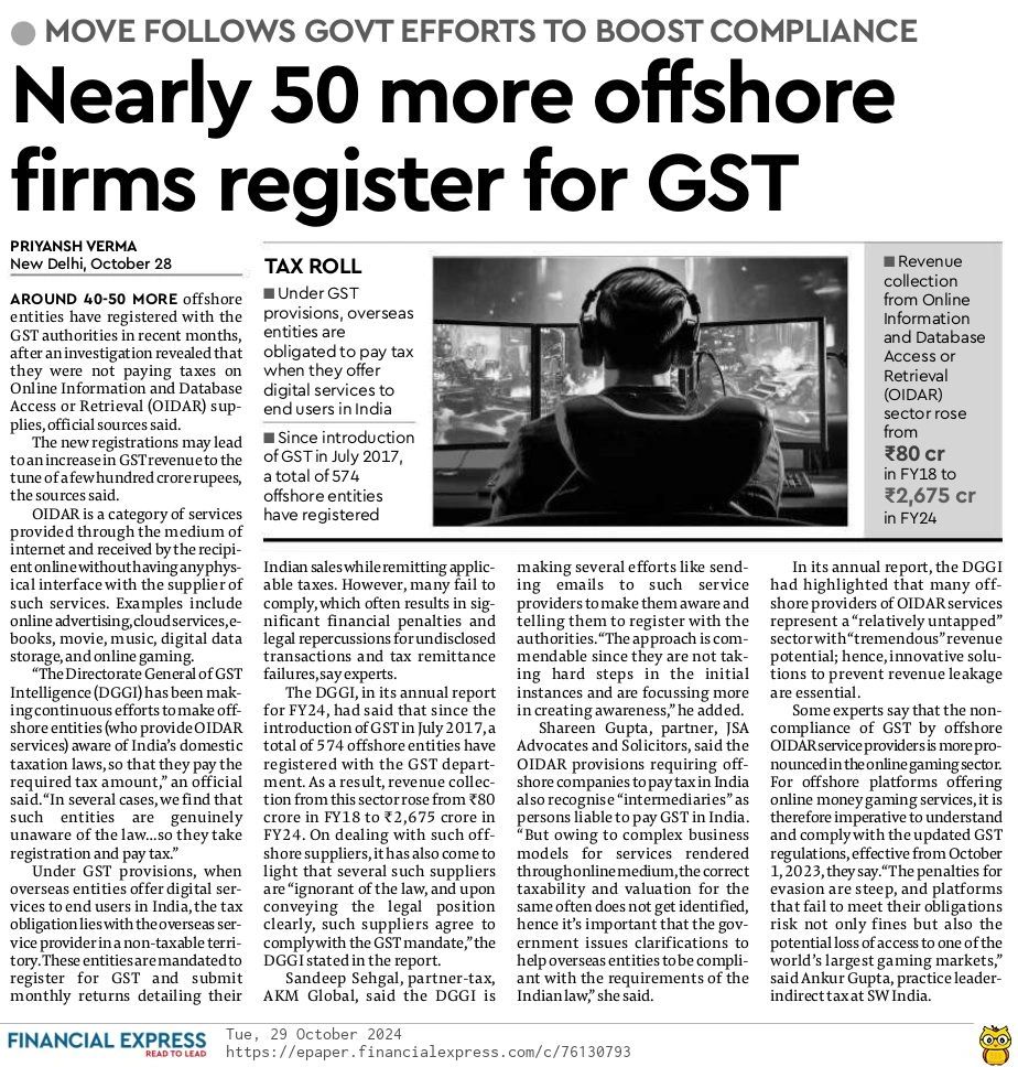 Priyansh Verma on LinkedIn: #gst #tax #taxation #onlinegaming #law #legal Priyansh Verma on LinkedIn: #gst #tax #taxation #onlinegaming #law #legal