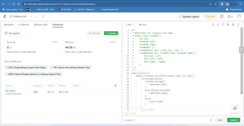 KANIMUTHU M on LinkedIn: #100daysofcodingchallenge #leetcode KANIMUTHU M on LinkedIn: #100daysofcodingchallenge #leetcode