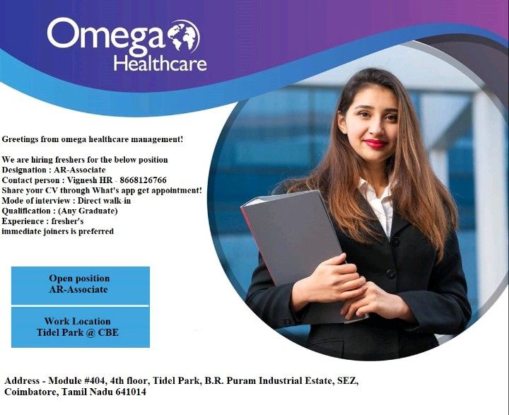 Vignesh Balakrishnan on LinkedIn: Omega is hiring for fresher @ CBE ... Vignesh Balakrishnan on LinkedIn: Omega is hiring for fresher @ CBE ...