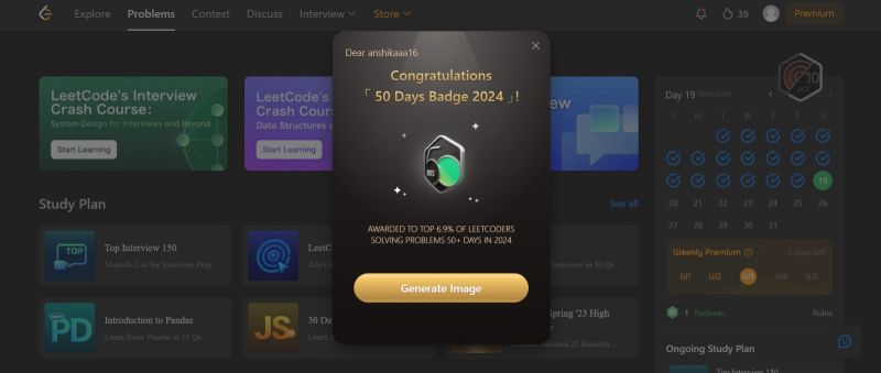 Anshika Negi on LinkedIn: #codingjourney #leetcodestreak # ... Anshika Negi on LinkedIn: #codingjourney #leetcodestreak # ...
