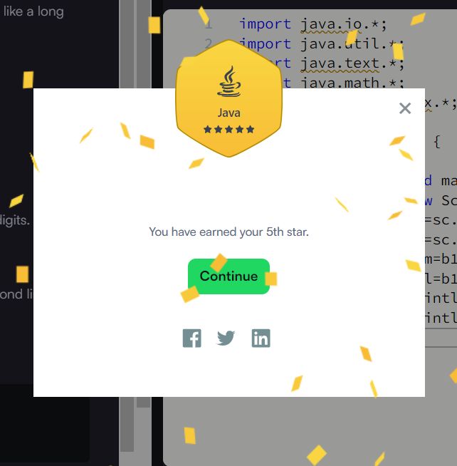 Abdul Wahab on LinkedIn: #java #coding #achievement #hackerrank # ... Abdul Wahab on LinkedIn: #java #coding #achievement #hackerrank # ...