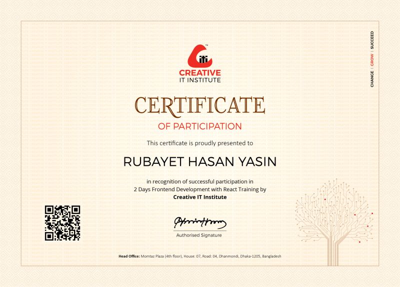 Rubayet Hasan Yasin on LinkedIn: #frontenddevelopment #react #training ... Rubayet Hasan Yasin on LinkedIn: #frontenddevelopment #react #training ...