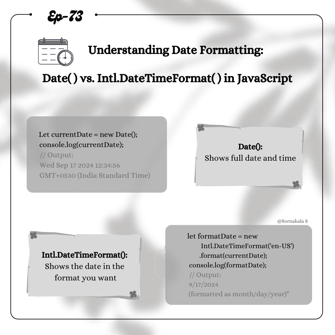 Sornakala S on LinkedIn: #javascript #webdevelopment #coding #frontend ... Sornakala S on LinkedIn: #javascript #webdevelopment #coding #frontend ...